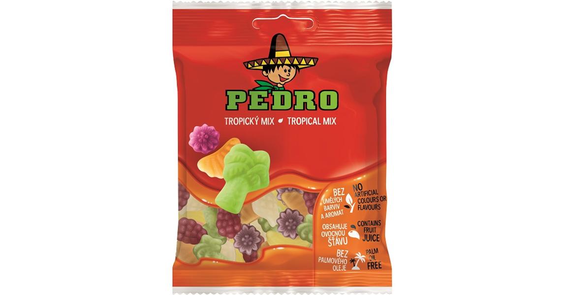 Pedro 80G Tropical Mix Gumicukor PEDR1011 - Édesség webáruház - sixi.hu