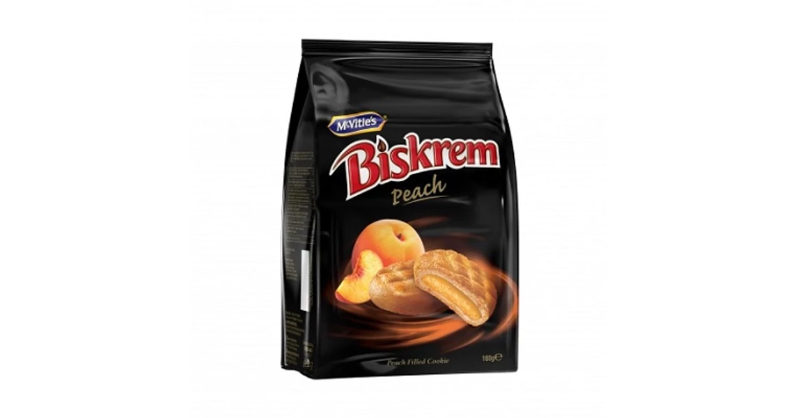 McVitie's Biskrem Kesz 160G Peach PLBI0004 - Édesség webáruház - sixi.hu