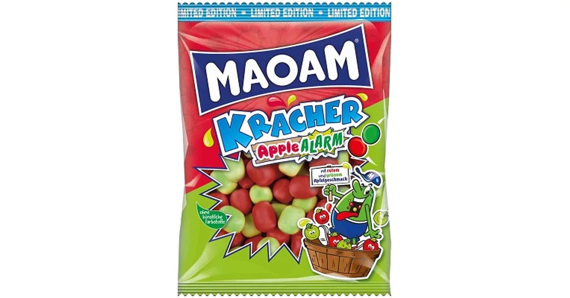 Maoam 200G Kracher Apple Alarm - Édesség webáruház - sixi.hu