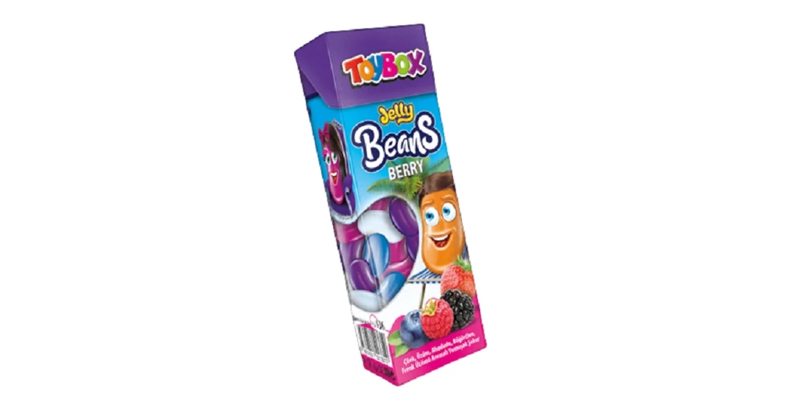 TOYBOX JELLY BEANS - BERRY 25G - Édesség webáruház - sixi.hu