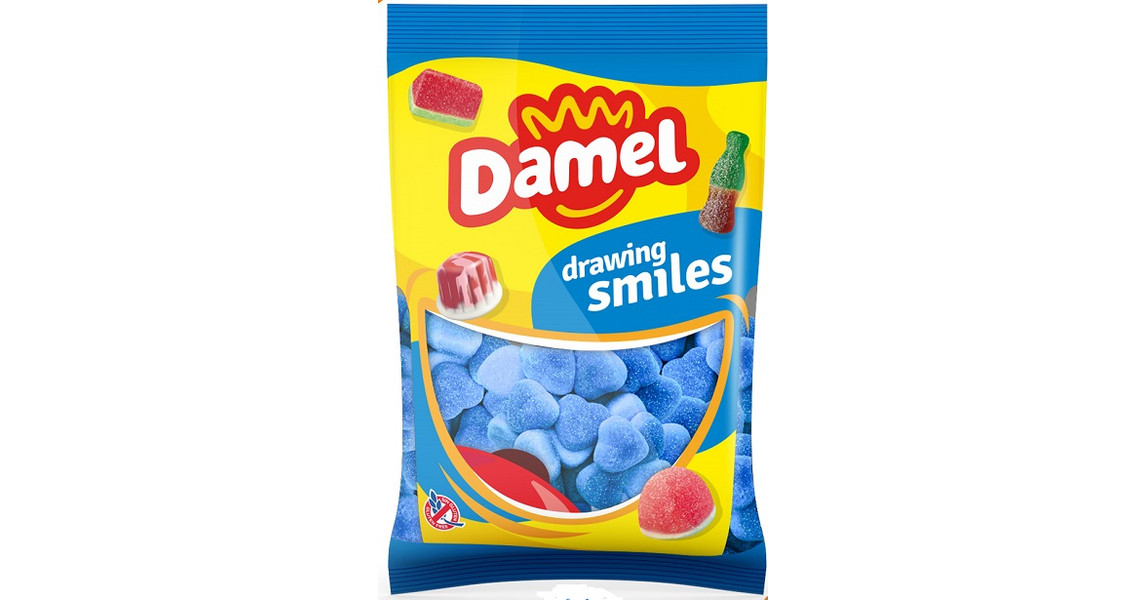 Damel 1Kg Fizzy Raspberry Filled Hearts (16020) - Édesség webáruház ...