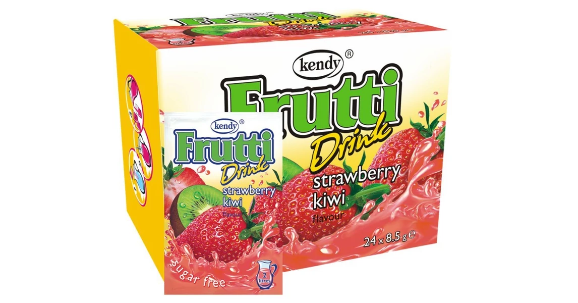 Kendy Frutti Drink Italpor 8.5G Kiwi-Eper - Édesség webáruház - sixi.hu
