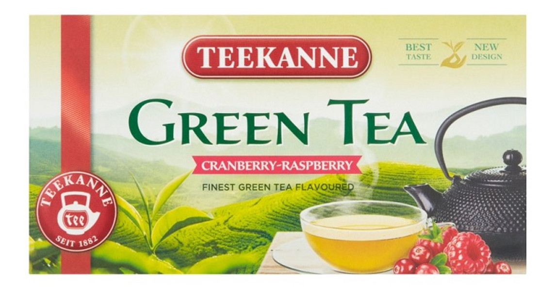Teekanne Green Tea 35G Cranb.-Raspb. - Édesség webáruház - sixi.hu