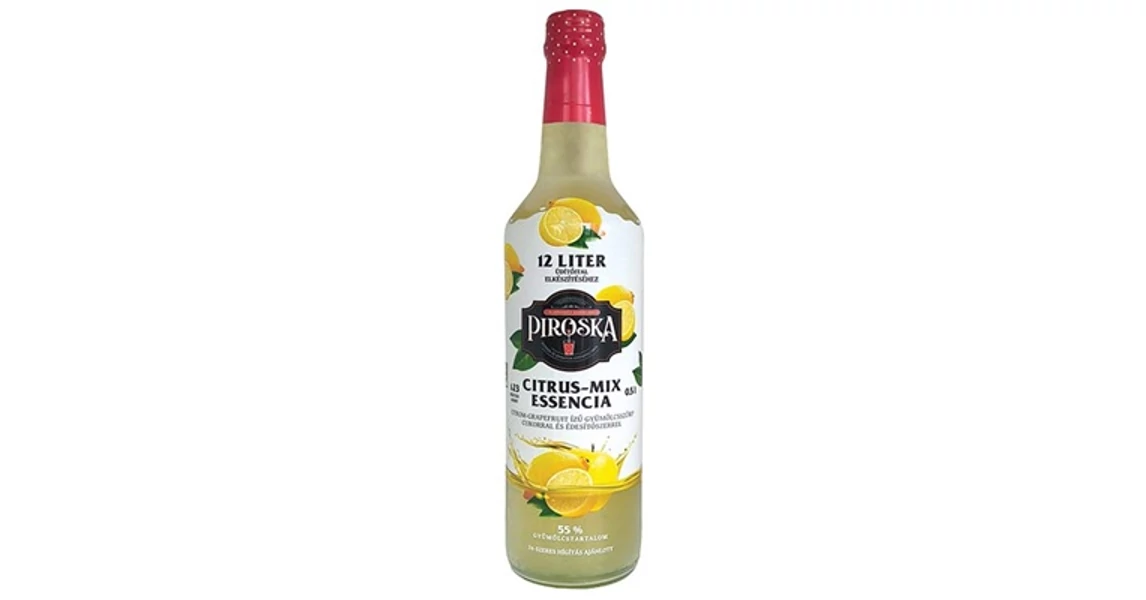 Piroska 0.5L Citrus Mix Essencia 55%-os Gyümölcsszörp (DRS) - Édesség ...