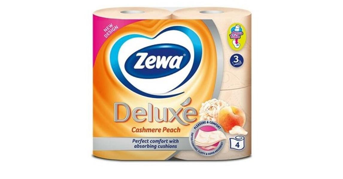 Zewa Deluxe Wc-Papír 3Rtg 4Tek. Barackos Aqua Tube - Édesség webáruház - sixi.hu