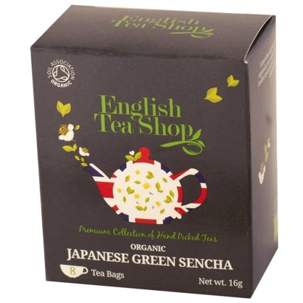 ETS 8 Japán Zöld Sencha Bio Tea /40217/16g (English Tea Shop) - Édesség ...