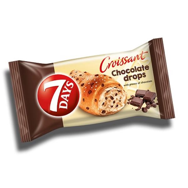 7 Days Croissant 70G Max Chocolate Drops - Édesség webáruház - sixi.hu