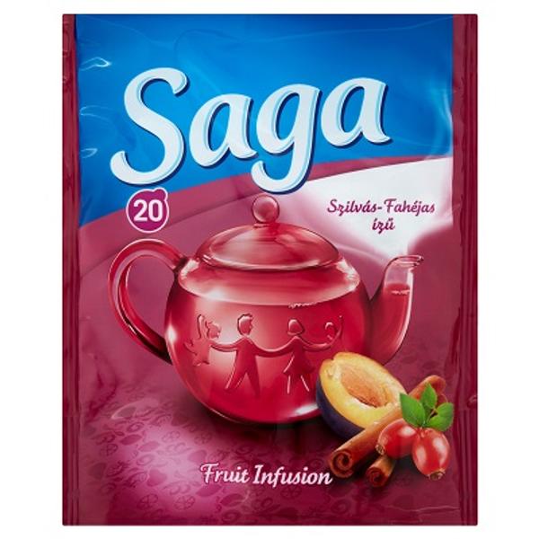 Sága Gyüm.Tea 30G Fahéjas Szilva - Édesség webáruház - sixi.hu