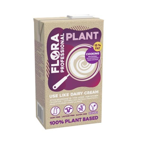 Flora Plant Cream 1L Főzőkrém Vegán 15% Növényi UHT - Édesség webáruház ...